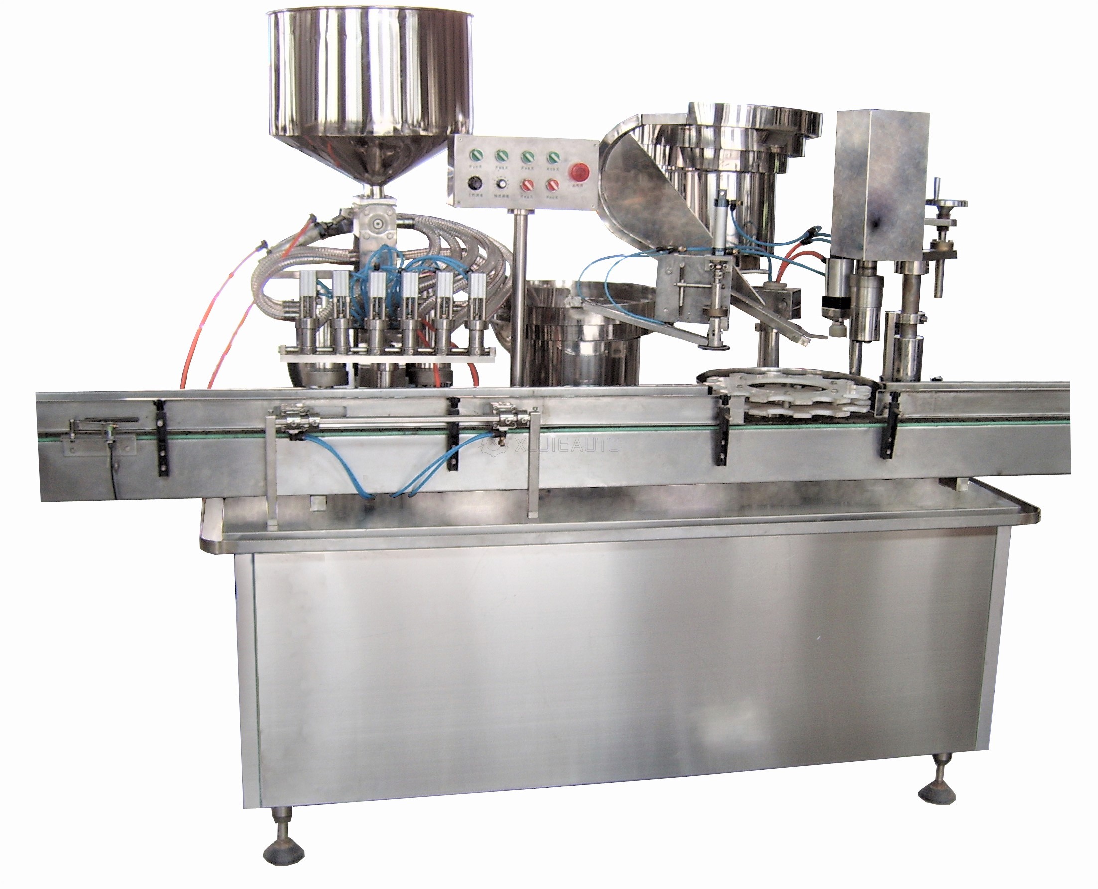 20-50g filling capping machine，Fully automatic liquid filling machine ...