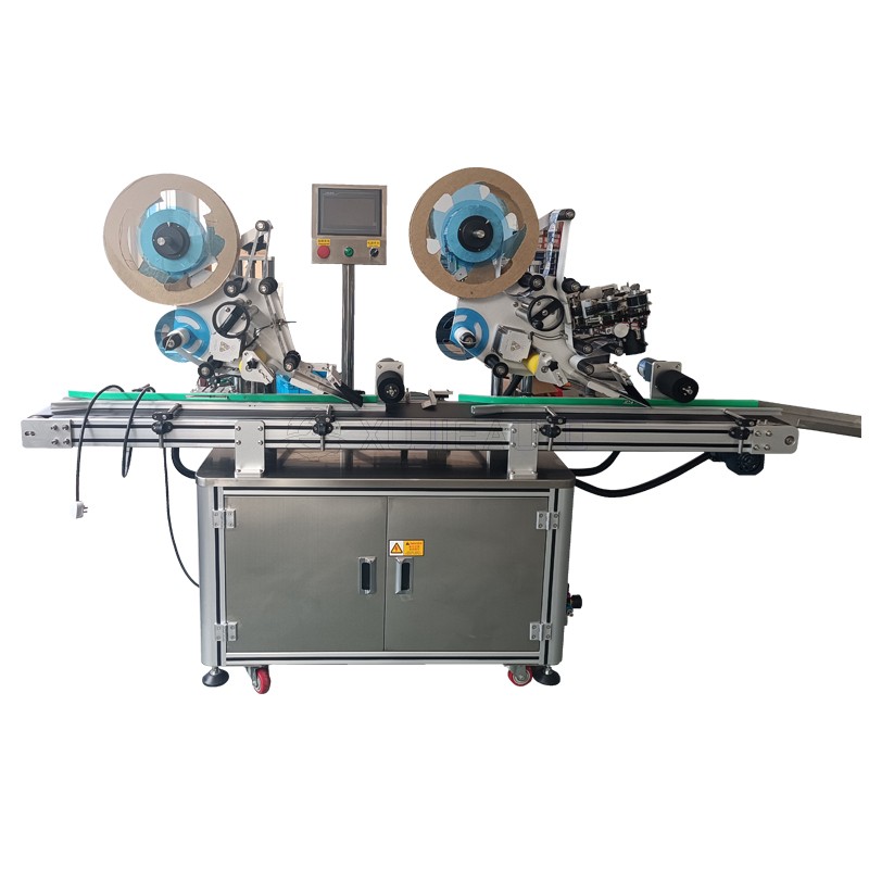 Fully automatic dental floss box double-sided labeling machine，Fully ...