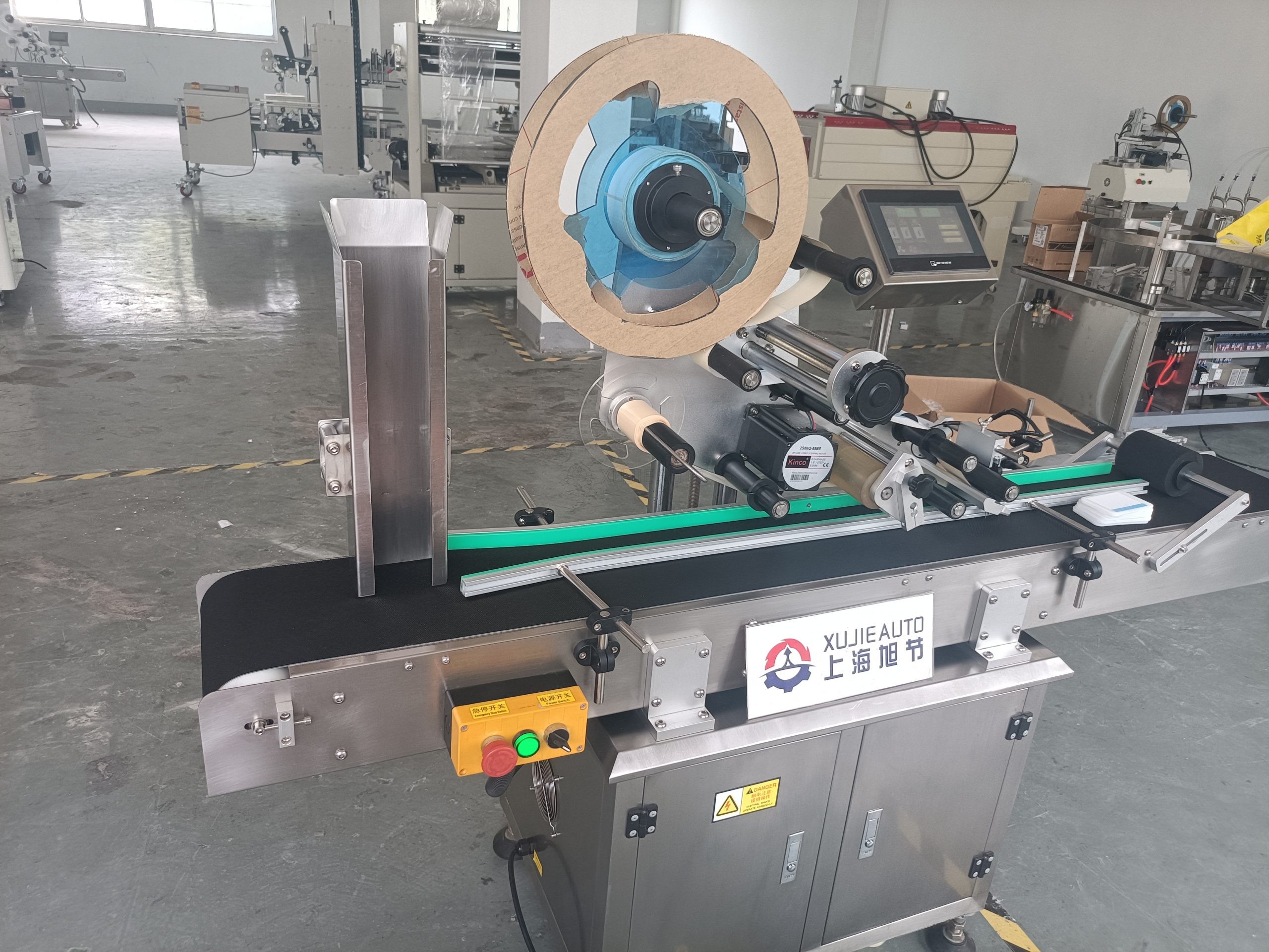 Automatic wet wipes cover flat labeling machine with feeding mechanism ...