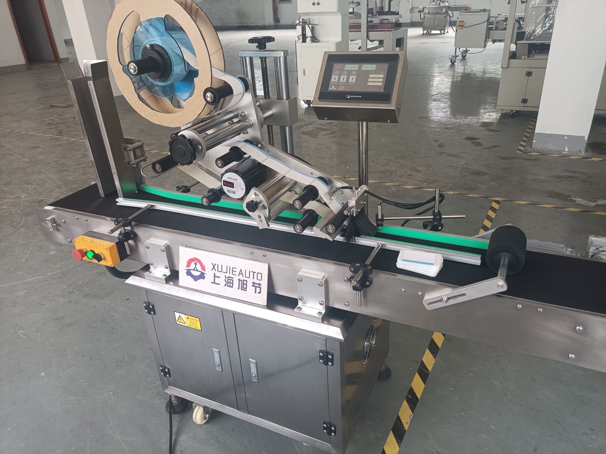 Automatic wet wipes cover flat labeling machine with feeding mechanism ...