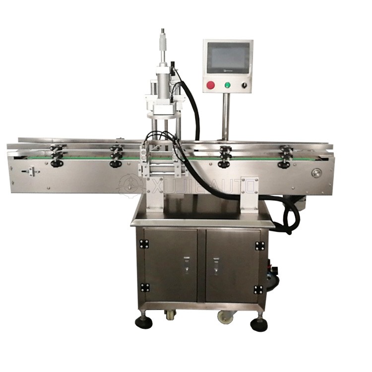 High-speed automatic upper pressure capping machine，Automatic round ...
